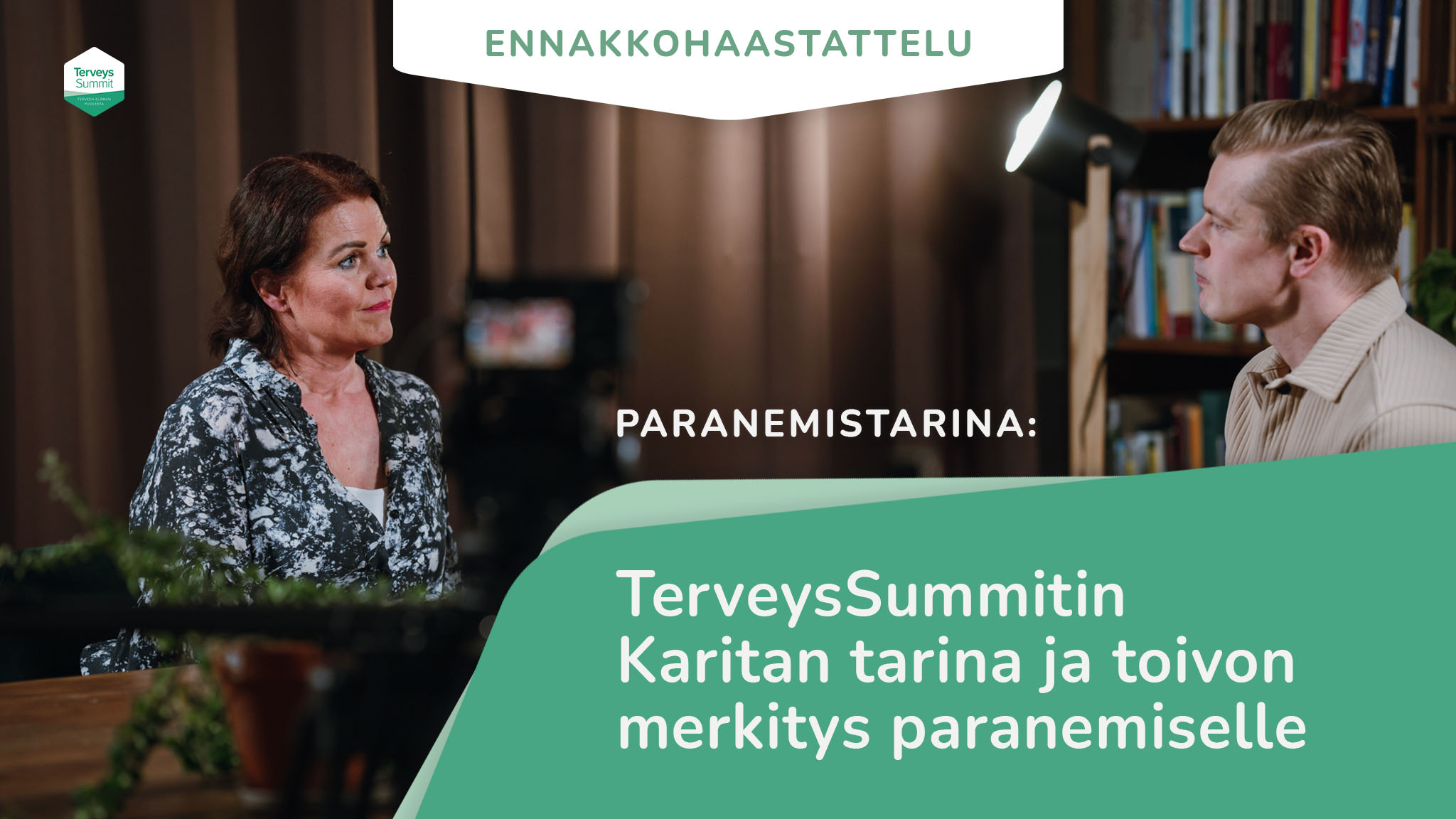 TerveysSummitin Karitan oma paranemistarina ja toivon merkitys ...