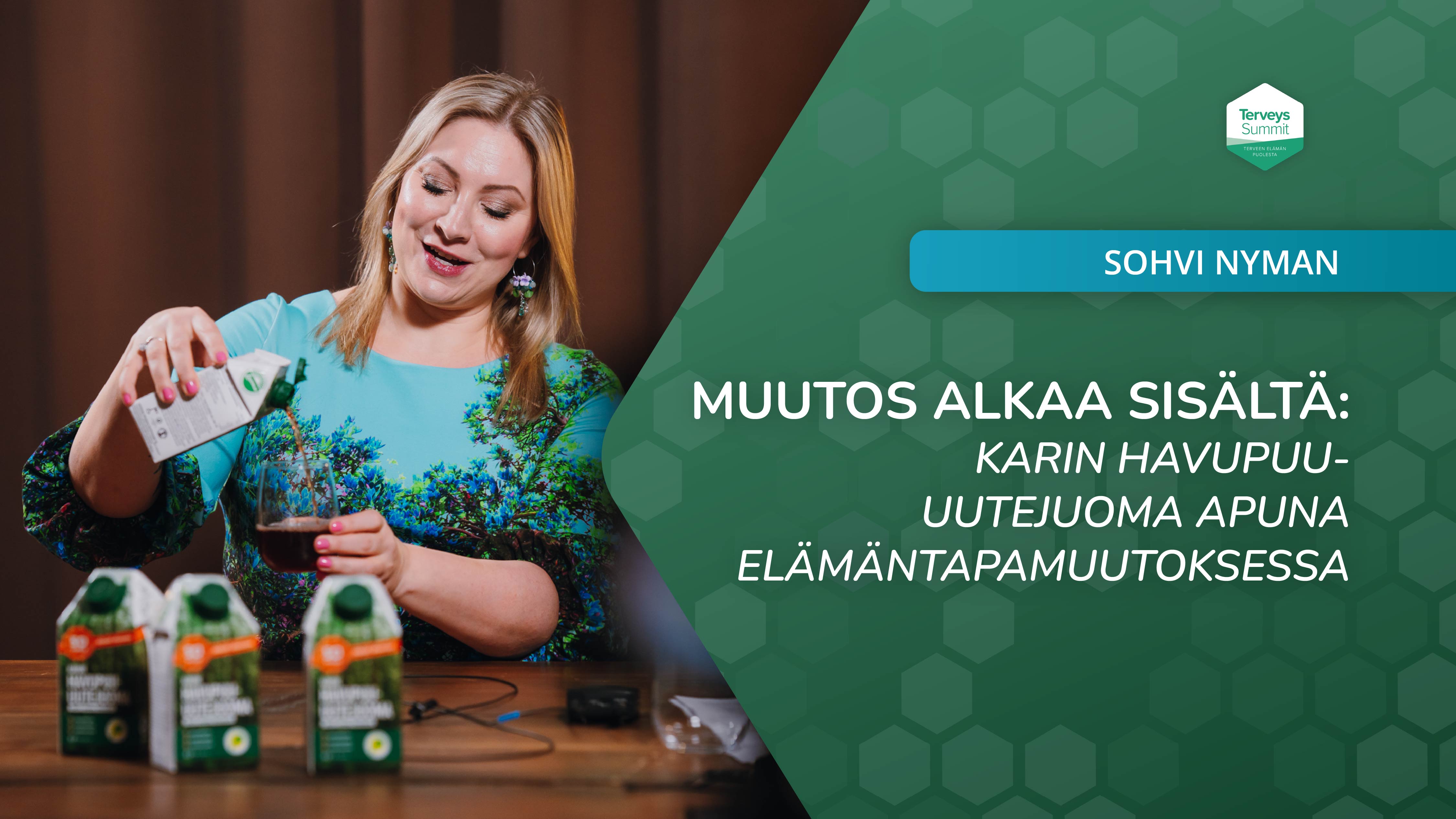 Muutos alkaa sisältä: Karin havupuu-uutejuoma apuna ...